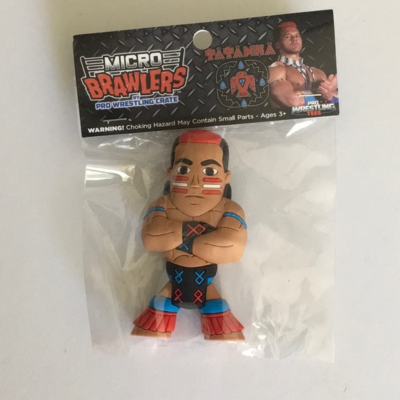 Pro Wrestling Tees | Toys | Tatanka Pro Wrestling Crate Micro Brawler 3 ...